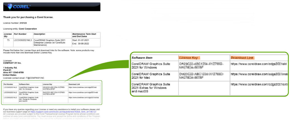 CorelDRAW - 製品のライセンス管理 - コーレル ディスカバリー センター ジャパン