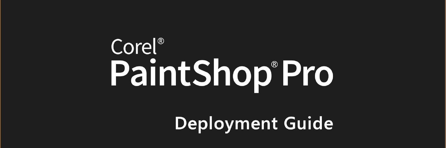 PaintShop Pro - ネットワーク導入ガイド(抄訳) - コーレル ディスカバリー センター ジャパン